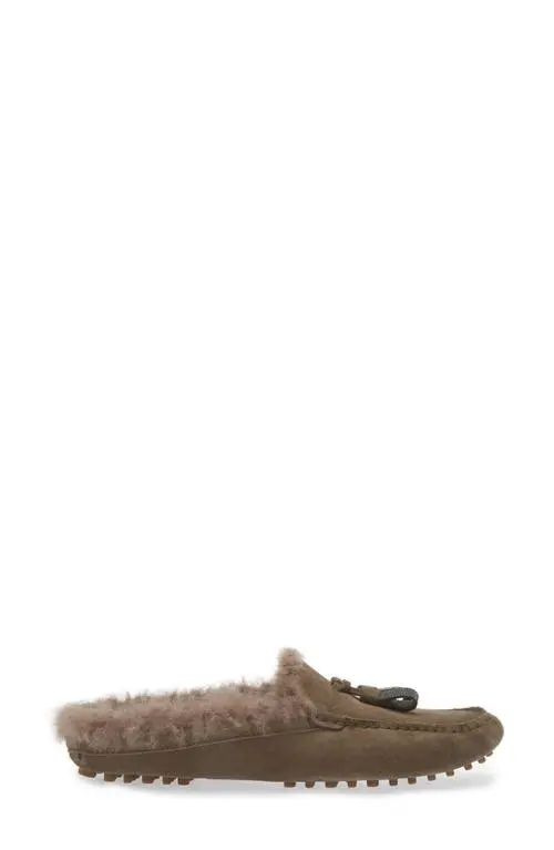 Brunello Cucinelli Genuine Shearling Slipper