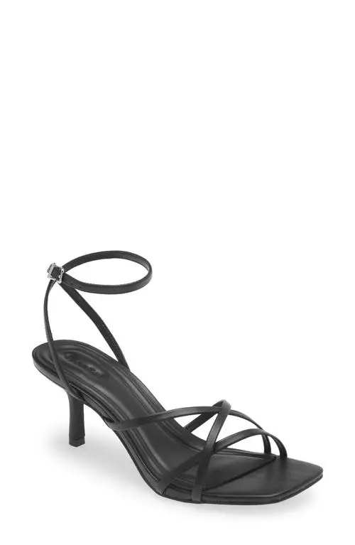OPEN EDIT Remington Ankle Strap Sandal - Black