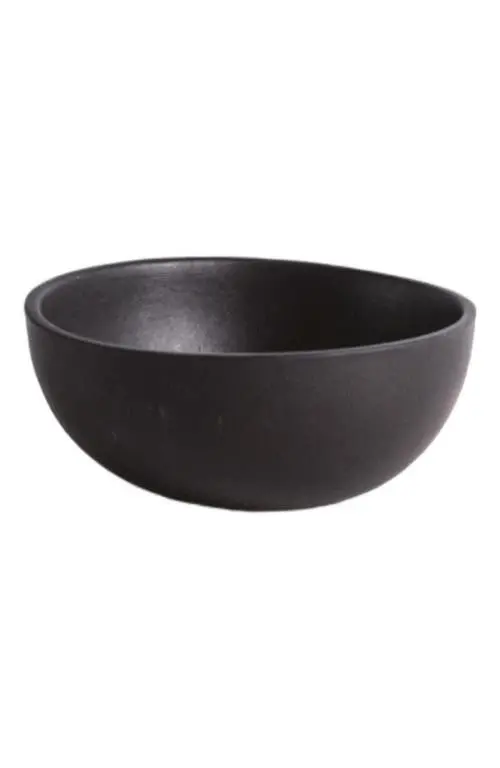 GHARYAN STONEWARE Stoneware Condiment Bowl Set Of 4 - Black