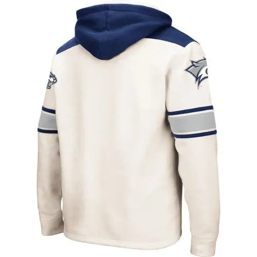 COLOSSEUM New Hampshire Wildcats 2.0 Lace-up Hoodie - Cream