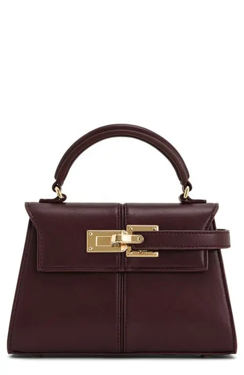 Jw Pei Elise Faux Leather Top Handle Bag - Deep Burgundy