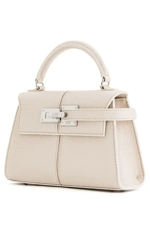 Jw Pei Elise Faux Leather Top Handle Bag - White