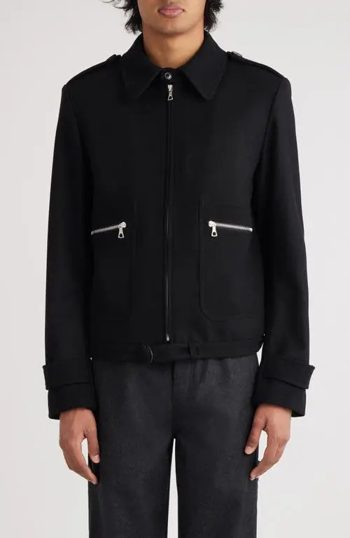 Dries Van Noten Verona Wool Jacket In Black - 75% Off | Editorialist