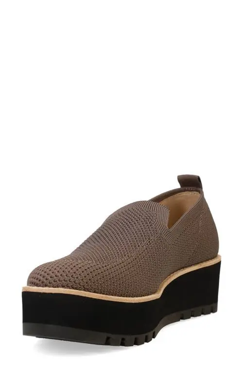 Eileen Fisher Ergos Platform Knit Slip-on Shoes