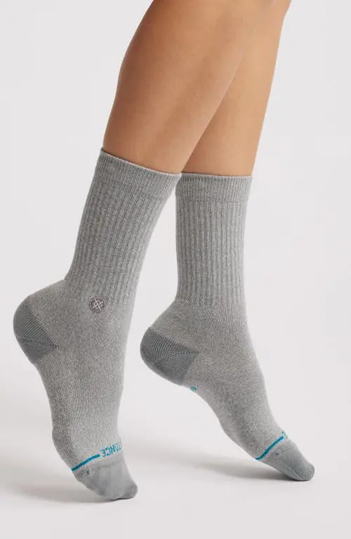 Stance Icon Quarter Crew Socks - Greyheather