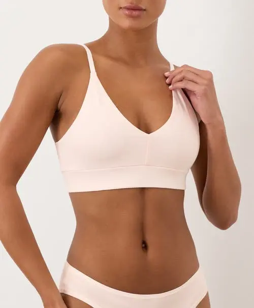 PACT Organic Cotton Everyday Classic T-shirt Bra - Soft Pink