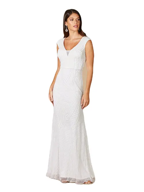 LARA NEW YORK Gwen Beaded Wedding Gown