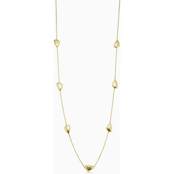ORADINA 14k Seaside Station Necklace - Yellow Gold