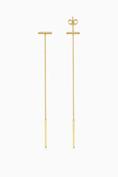 ORADINA 14k Tea Time Drop Earrings
