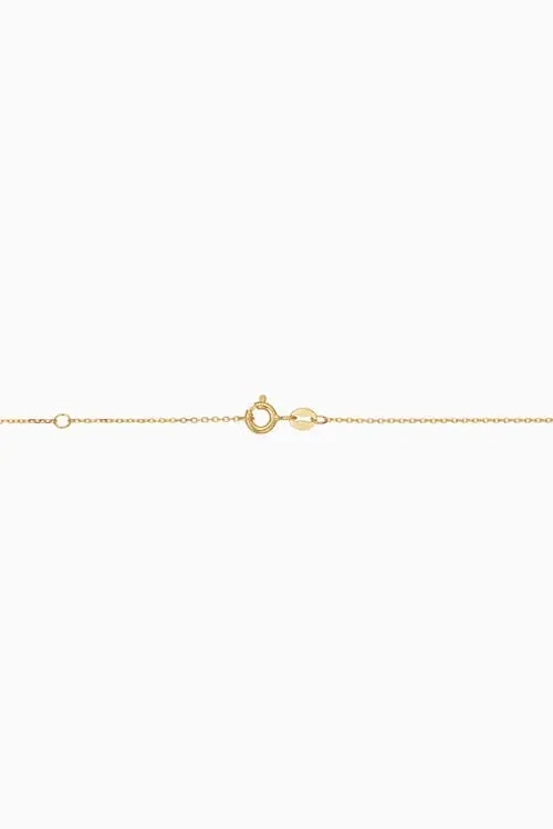 ORADINA 14k Lucky You Anklet