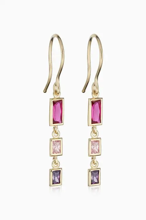 ORADINA 14k Fresco Drop Earrings - Yellow Gold