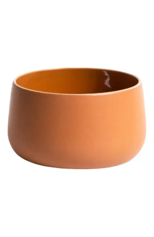 GHARYAN STONEWARE Stoneware Serving Bowl - Terracotta