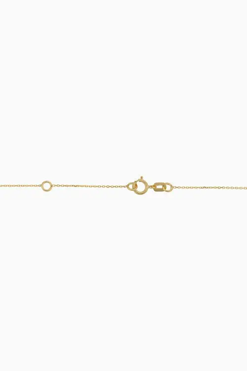 ORADINA 14k Flora Anklet