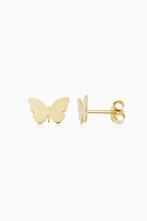 ORADINA 14k Butterfly Studs