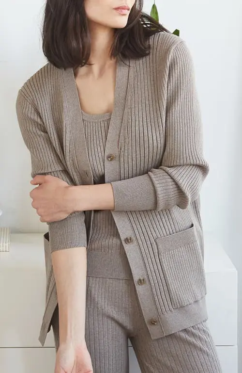 OYUN Oxford Cardigan - Sable