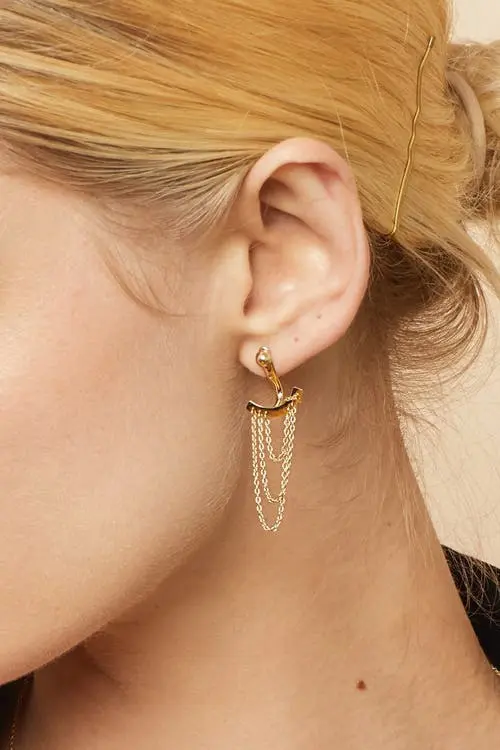 ORADINA 14k Palermo Ear Jackets
