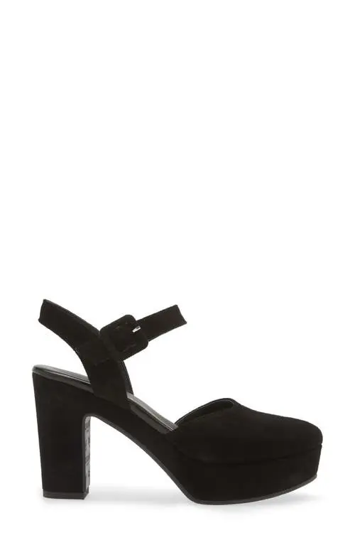 Cordani Torin Platform Pumps - Black Suede