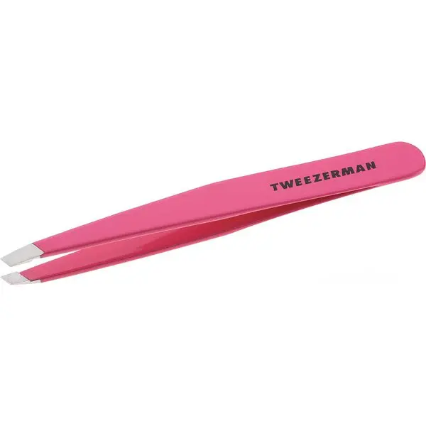 TWEEZERMAN Slant Tweezer - Pretty In Pink