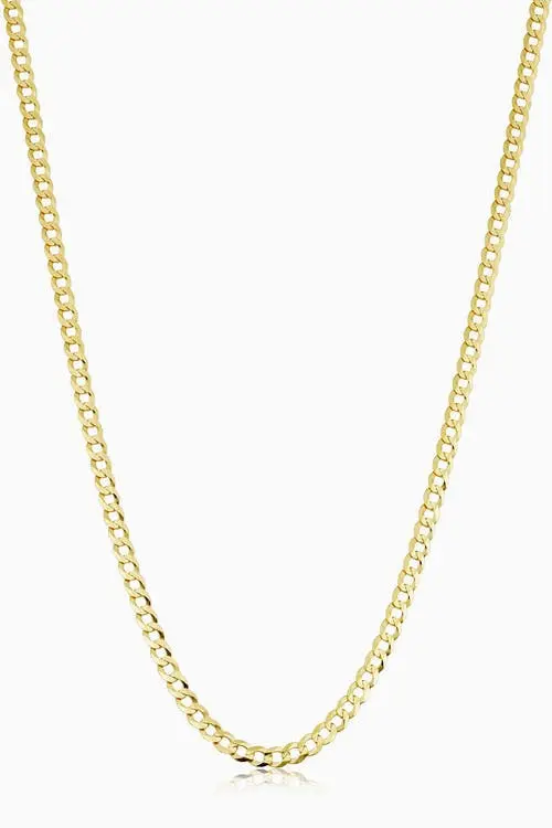 ORADINA 10k Curb Choker - Yellow Gold