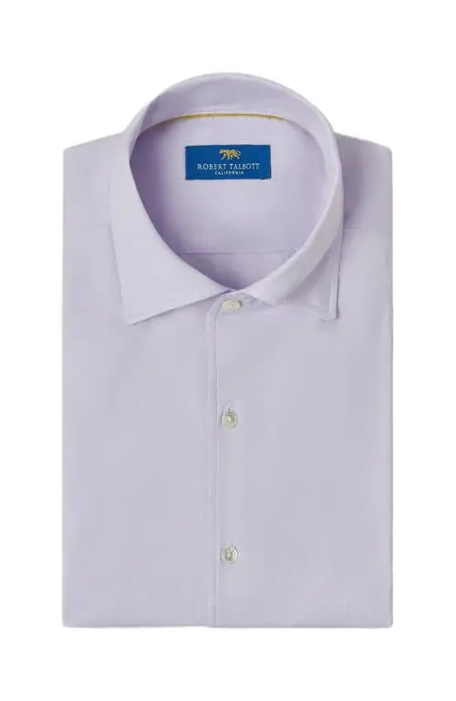 Robert Talbott Morgan Pinpoint Oxford Shirt - Lavender Oxford