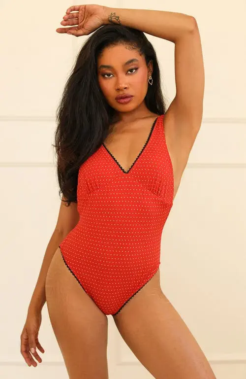 DIPPIN DAISY'S Hefner One Piece - Pin-up Dot