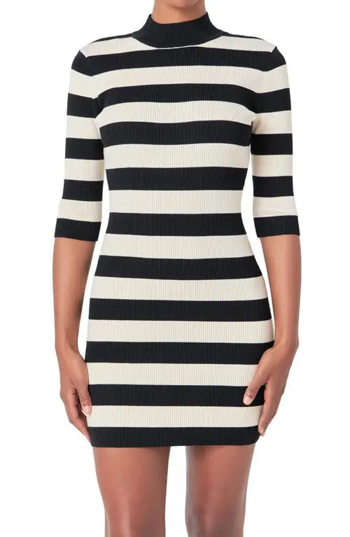 Endless Rose Stripe Knit Minidress