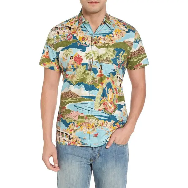 Tori Richard Boat Day Aloha Sport Shirt