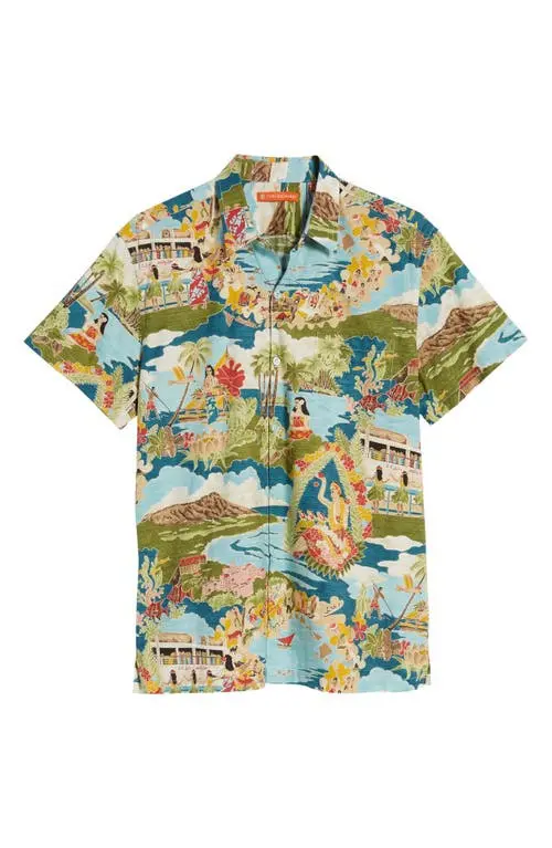 Tori Richard Boat Day Aloha Sport Shirt