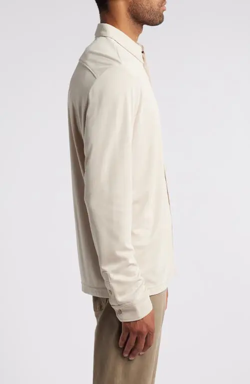Johnston & Murphy Vintage Wash Knit Button-up Shirt