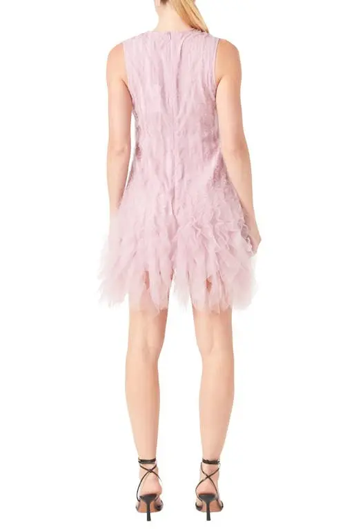Endless Rose Ruffle Tulle Mini Dress