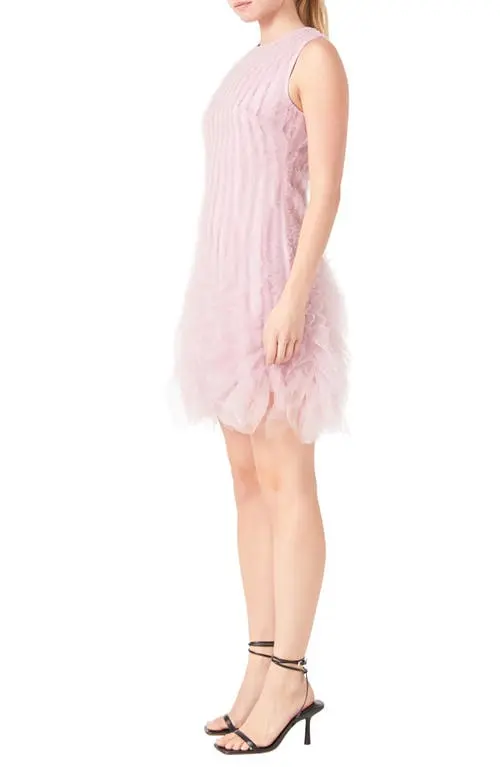 Endless Rose Ruffle Tulle Mini Dress
