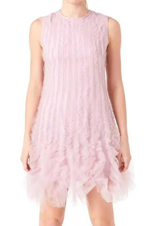 Endless Rose Ruffle Tulle Mini Dress