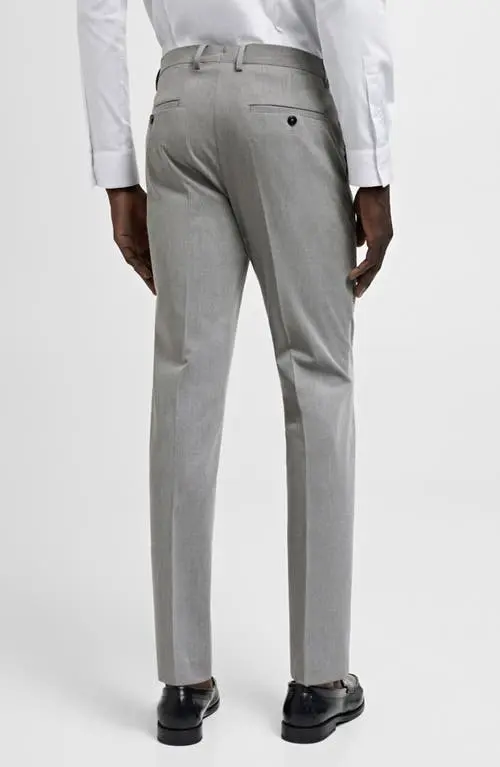 Mango Stretch Superslim Fit Suit Trousers