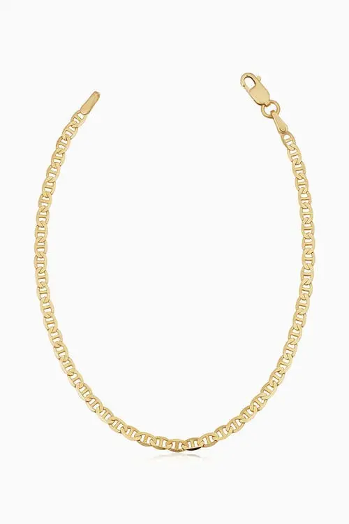 ORADINA 14k Mystic Mariner Anklet - Yellow Gold