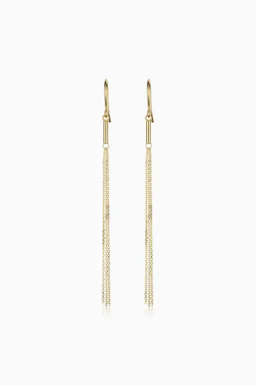 ORADINA 14k Vicenza Tassel Drop Earrings
