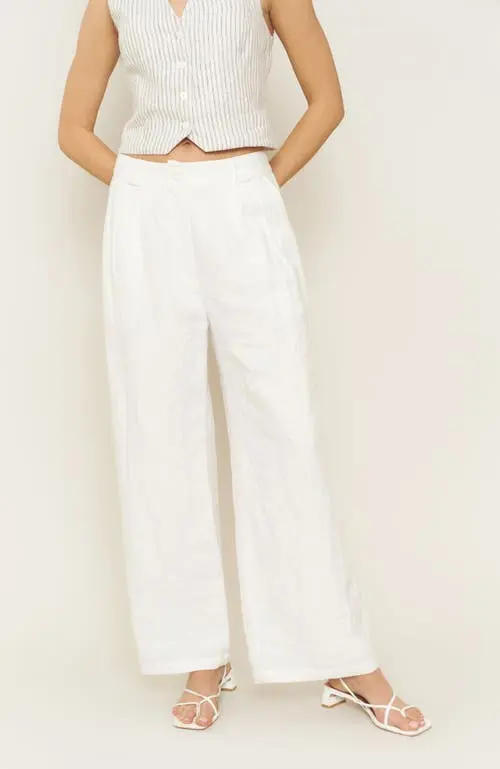 WHIMSY + ROW Leanna Trousers - White