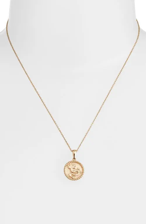 Anzie Dew Drop Dragon Pendant Necklace