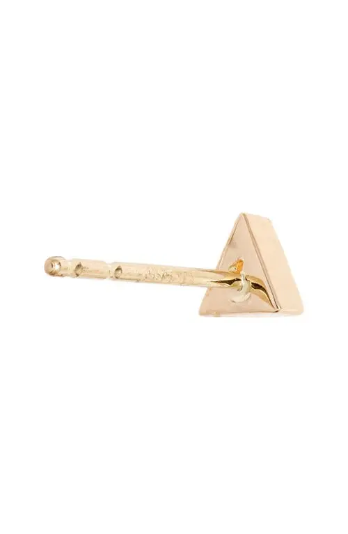 Anzie Cleo Triangle Stud Earrings - Yellow Gold