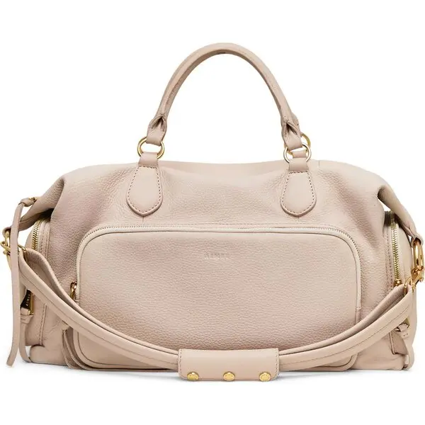 AIMEE Away We Go Leather Duffle Bag - Romance Pink