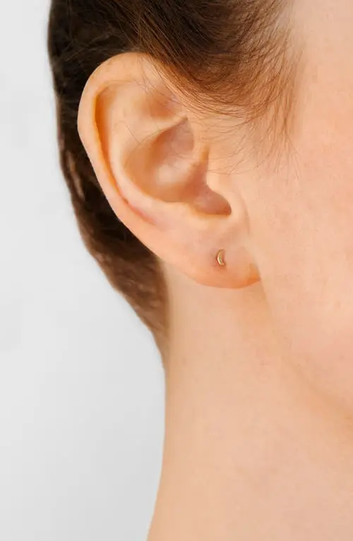 Anzie Jac+jo Moon Single Stud Earring