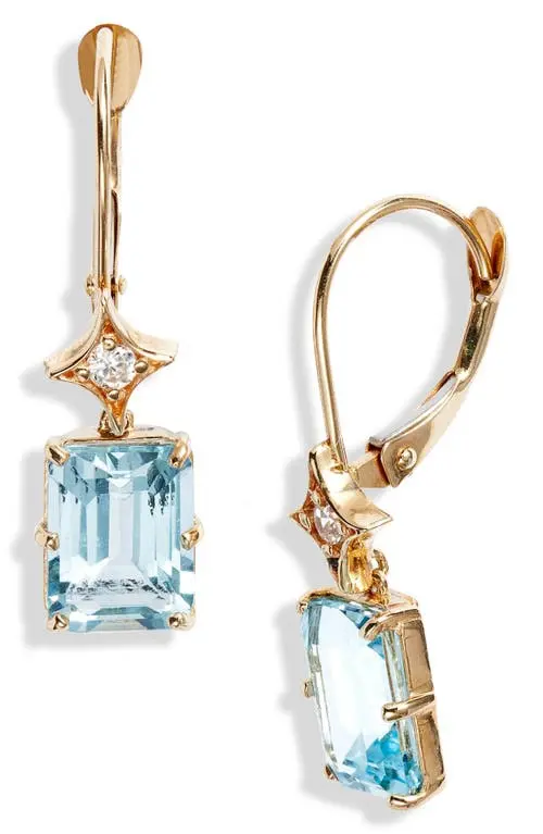 Anzie Aurora Drop Earrings - Blue