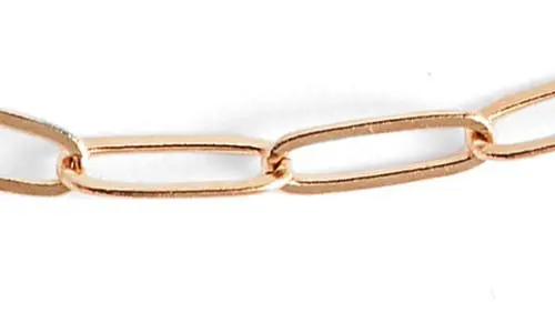 Anzie Mini Paper Clip 14k Chain Necklace - Gold