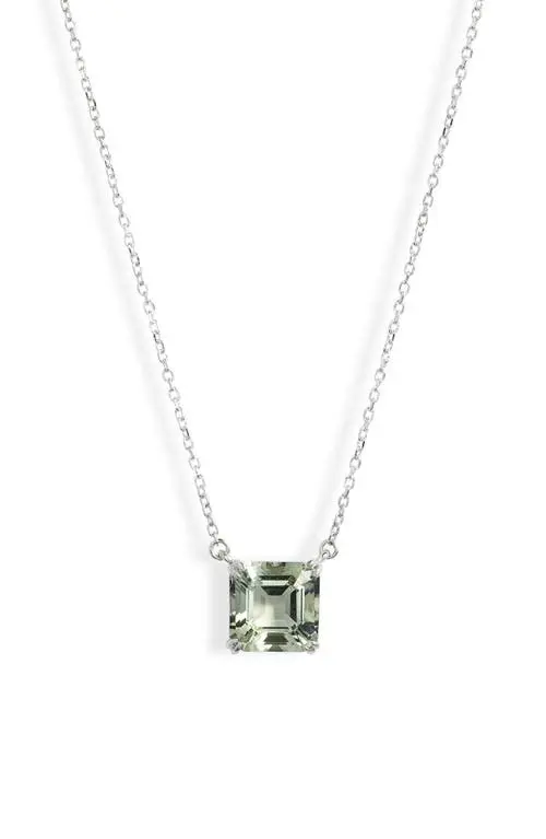 Anzie Jac + Jo Harper Stone Pendant Necklace - Light Green