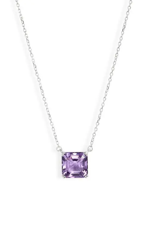 Anzie Jac + Jo Harper Stone Pendant Necklace - Purple