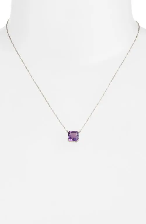 Anzie Jac + Jo Harper Stone Pendant Necklace - Purple