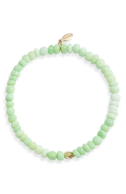 Anzie Boheme Beaded Opal Stretch Bracelet - Green