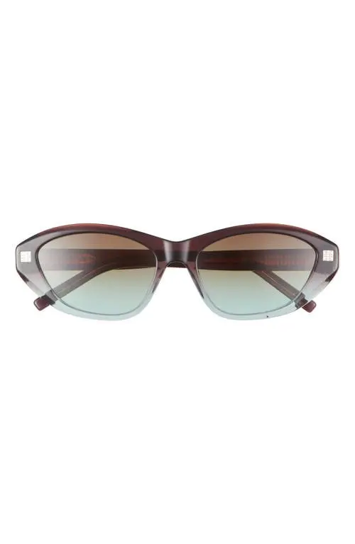 Givenchy Gv Day Cat Eye Sunglasses - Dark Brown/other/brown