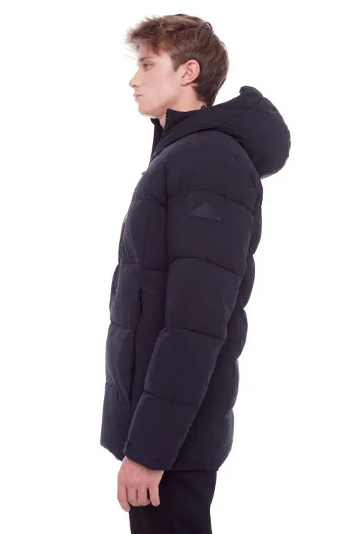 ALPINE NORTH Vegan Down Puffer Jacket - Black