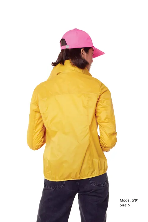 ALPINE NORTH Pelly Recycled Ultralight Windshell Jacket - Yellow