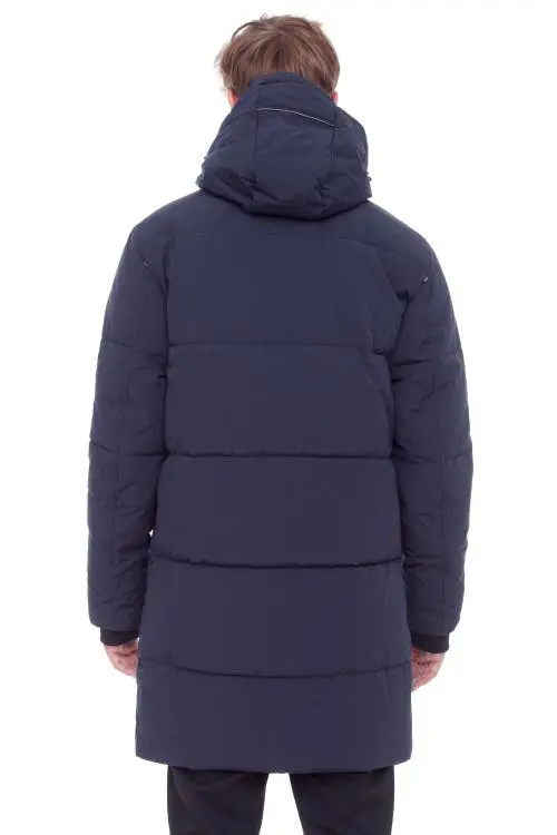 ALPINE NORTH Jasper Vegan Down Winter Puffer Coat - Navy